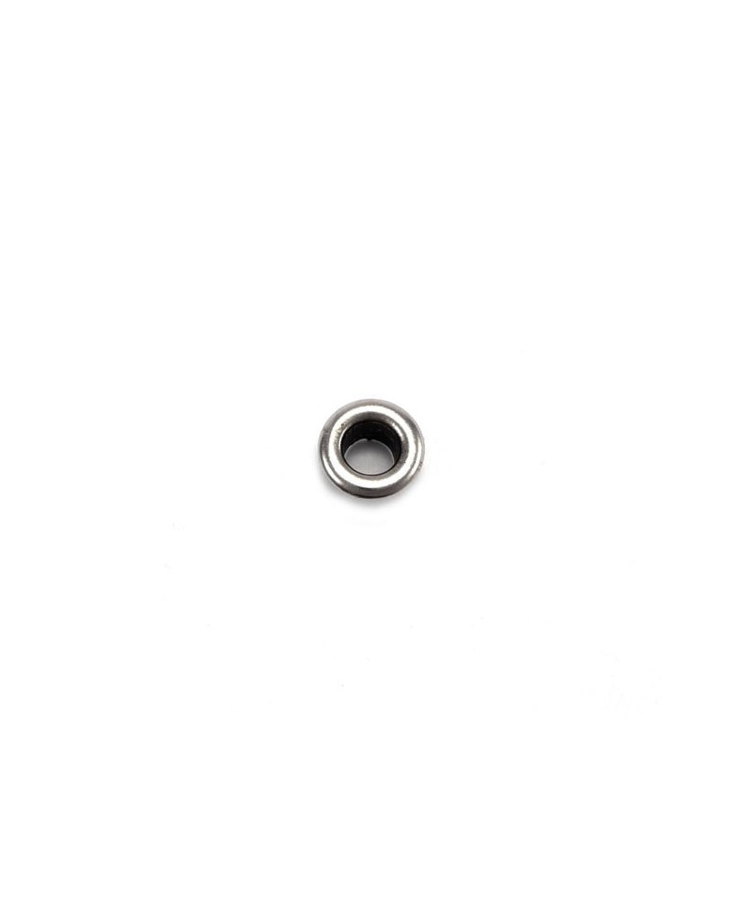 6mm steel eyelets with washers in silver, black, gold, antique brass, A5U