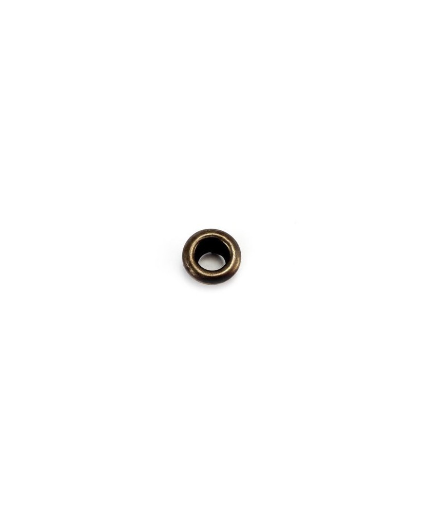 6mm steel eyelets with washers in silver, black, gold, antique brass, A5U